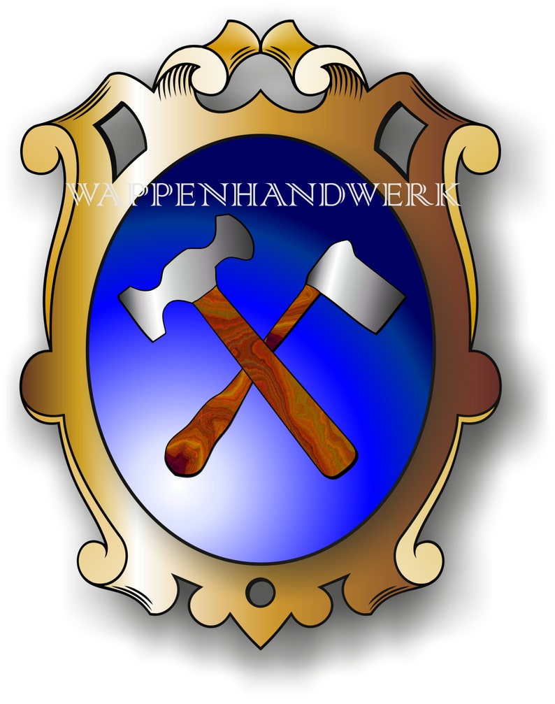 Guild Coat of Arms Installer Plumber Craft Guild Guild Sign - Etsy