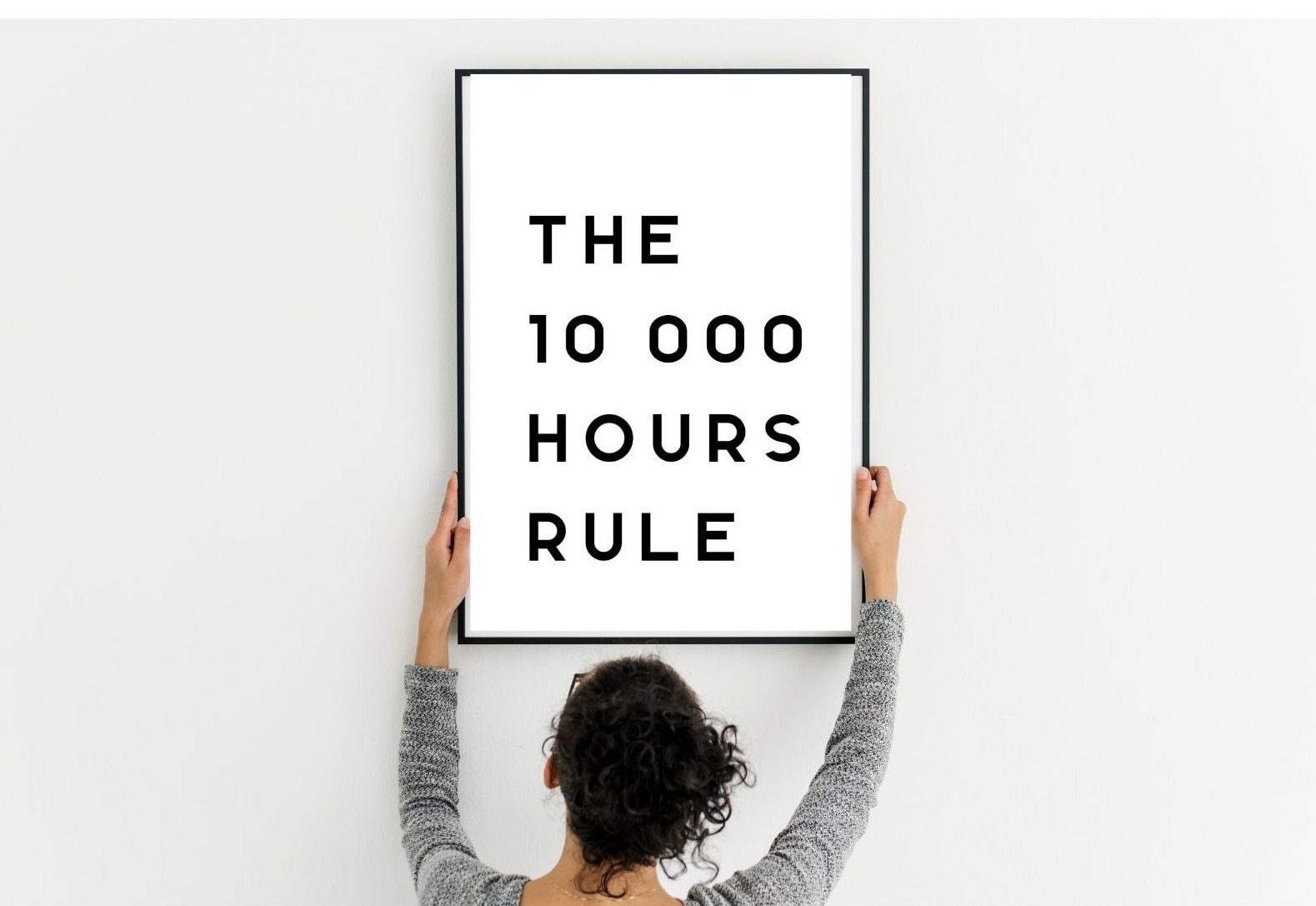10 000 Hours Rule, Success Poster, Motivational Poster, Inspirational ...