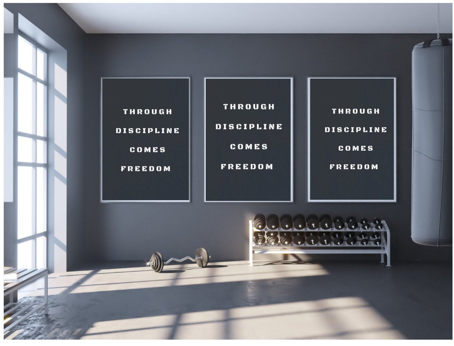 Through Discipline Comes Freedom, Home Art Decor, Gym Motivation, Jocko ...