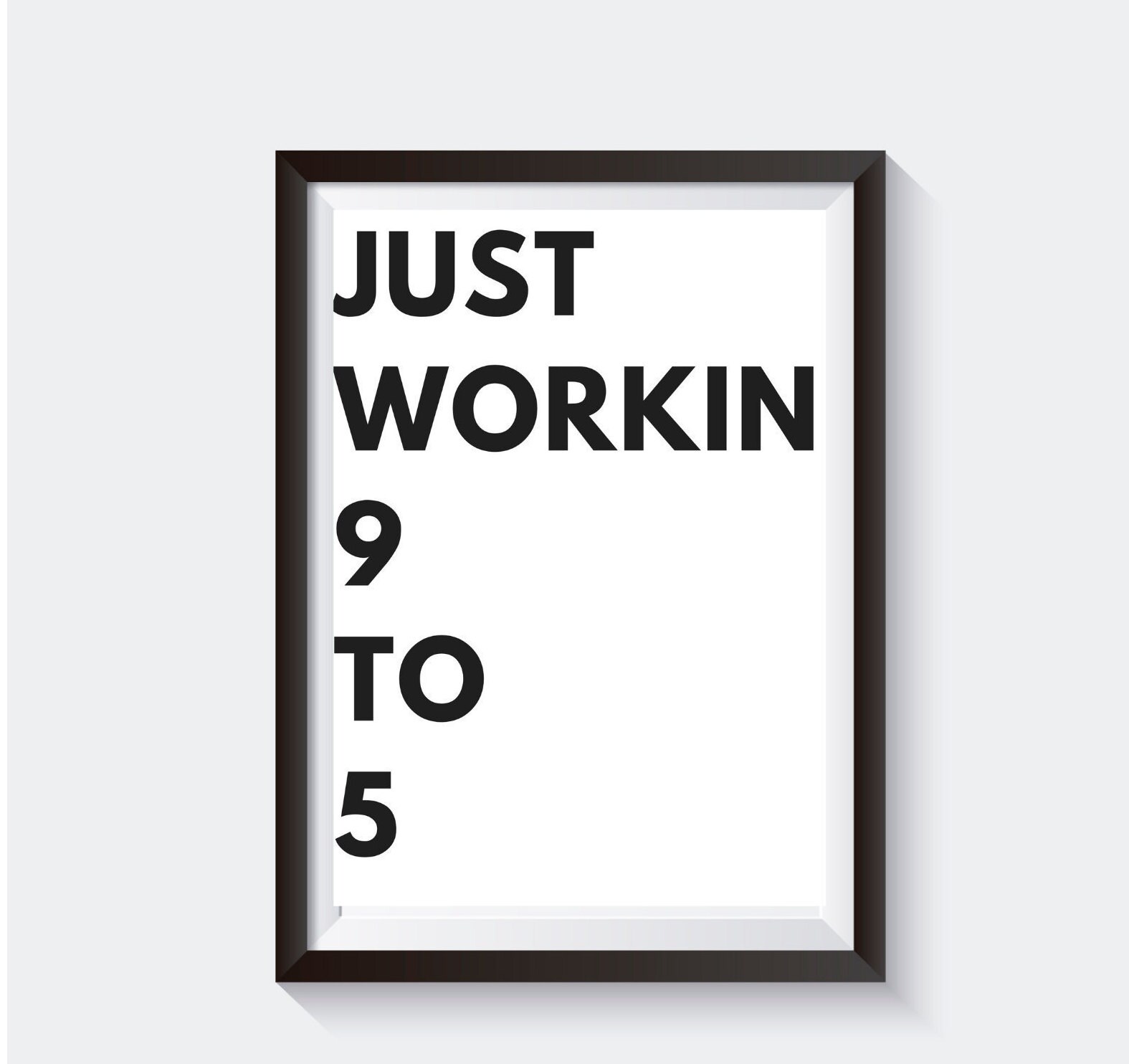 Working 9 5 Printable Quotes Work Motivation Positive - Etsy