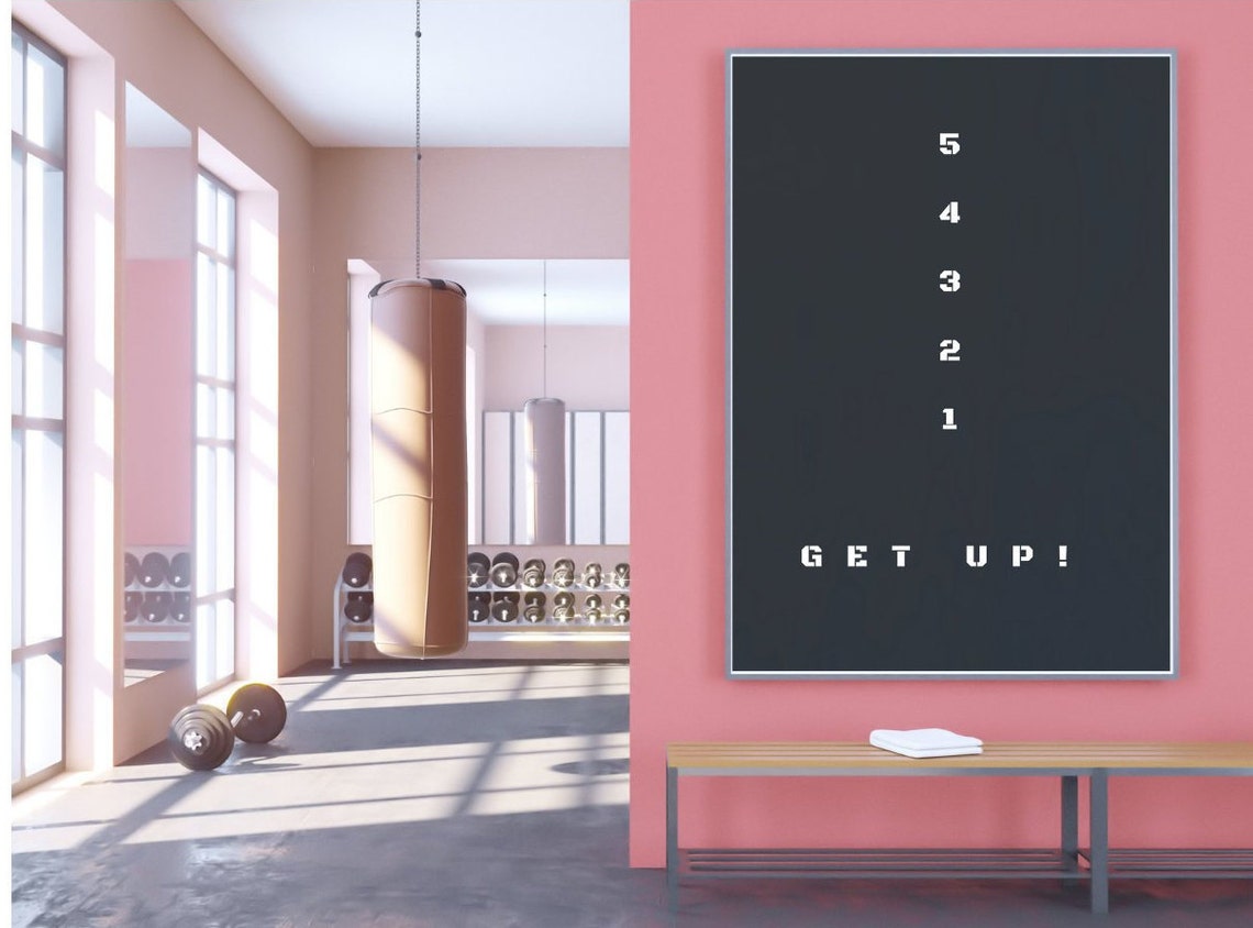 5 Second Rule, Motivation Quotes, Motivational Print, Printable Wall ...