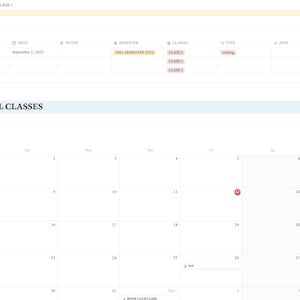 Notion Class Teacher Template Notion Planner for Teachers All in One Notion Template Notion ...