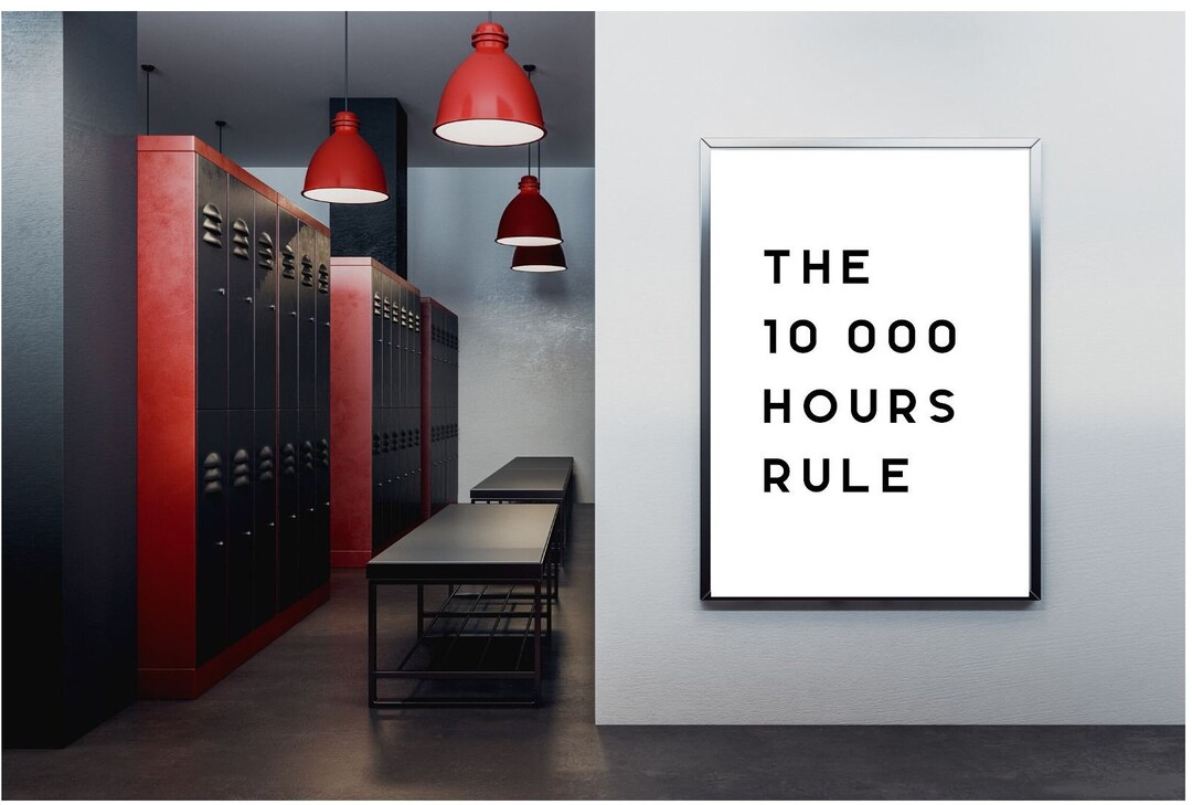 10 000 Hours Rule, Success Poster, Motivational Poster, Inspirational ...