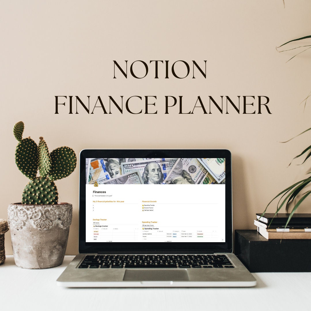 Notion Financial Tracker Notion Template Income Tracker Notion Personal ...