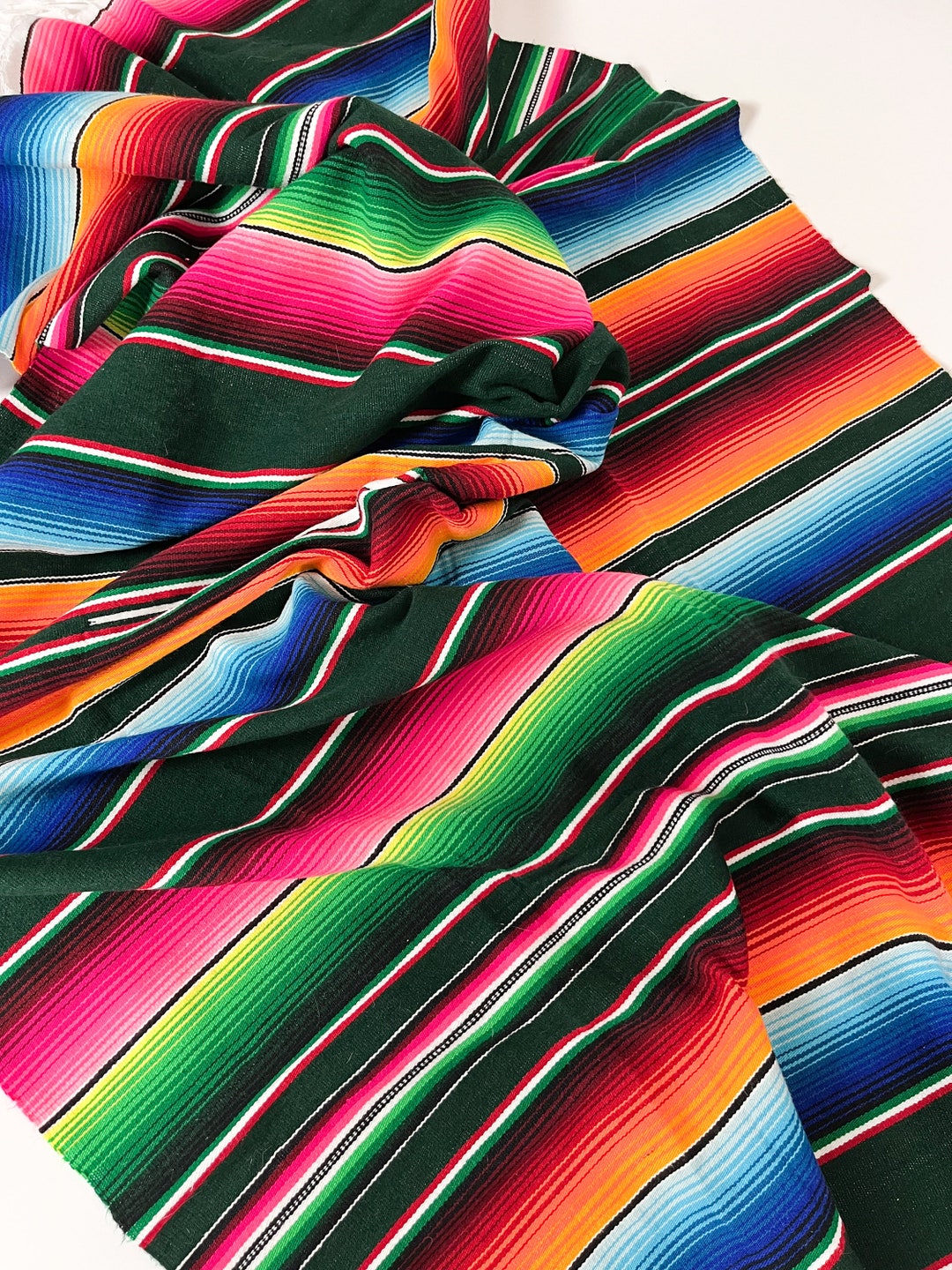 Traditional Mexican Saltillo Serape Blanket - Etsy