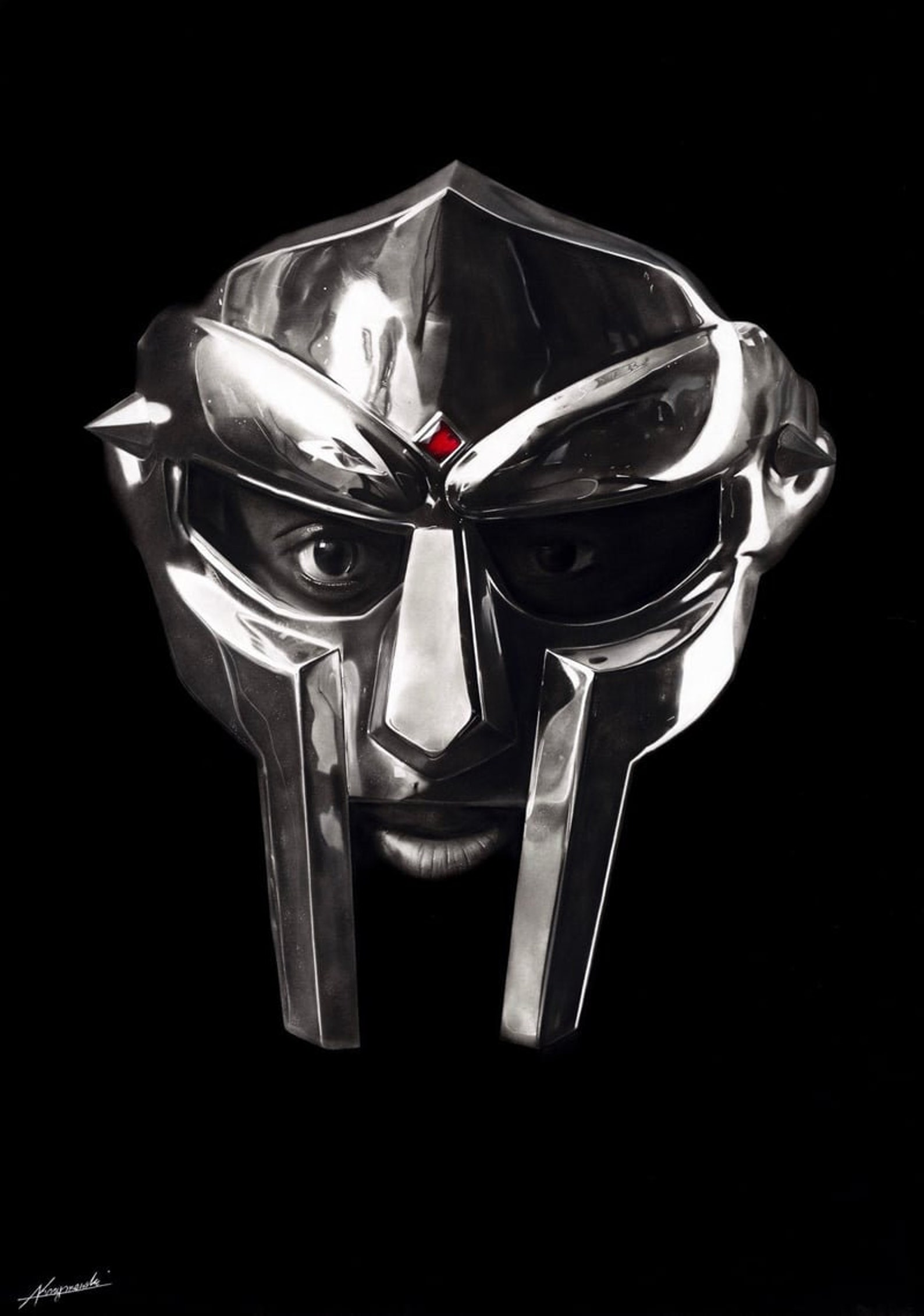 MF DOOM Poster | Print Mask - Etsy