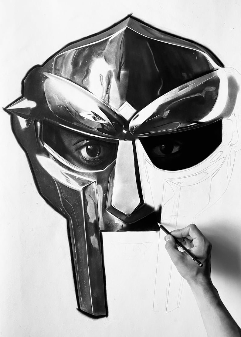 MF DOOM Poster | Print Mask - Etsy