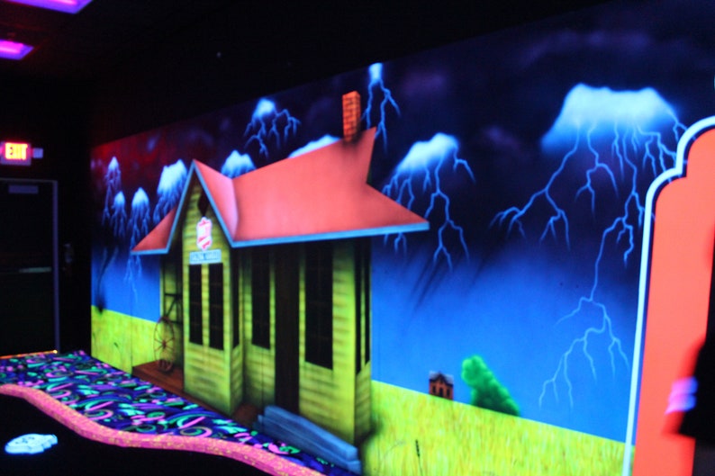 UV Black Light Neon Craft Sample Acrylic Paints 10 Color Set | Etsy