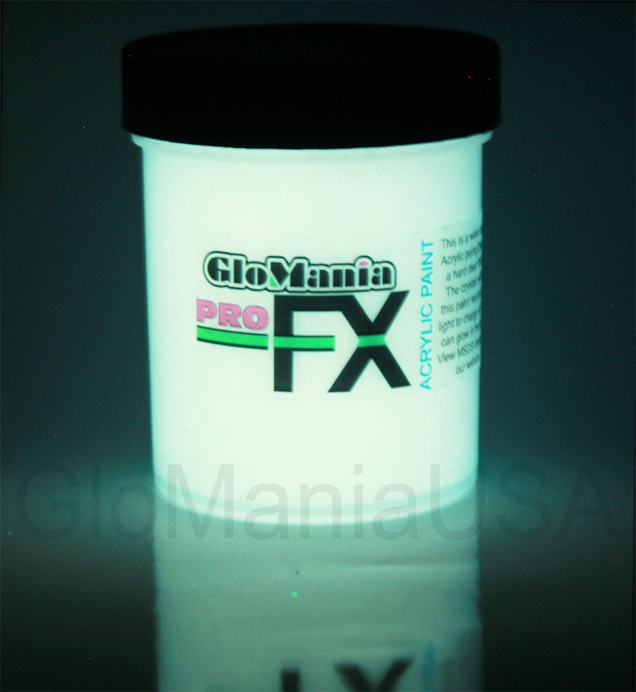 Glomania Glow in the Dark Paint Super Bright Neutral Day Color - Etsy