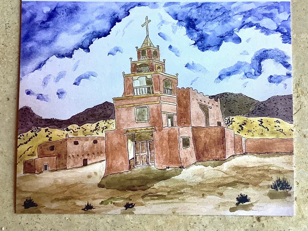 Blank Notecard, San Miguel Chapel, Santa Fe, New Mexico - Etsy
