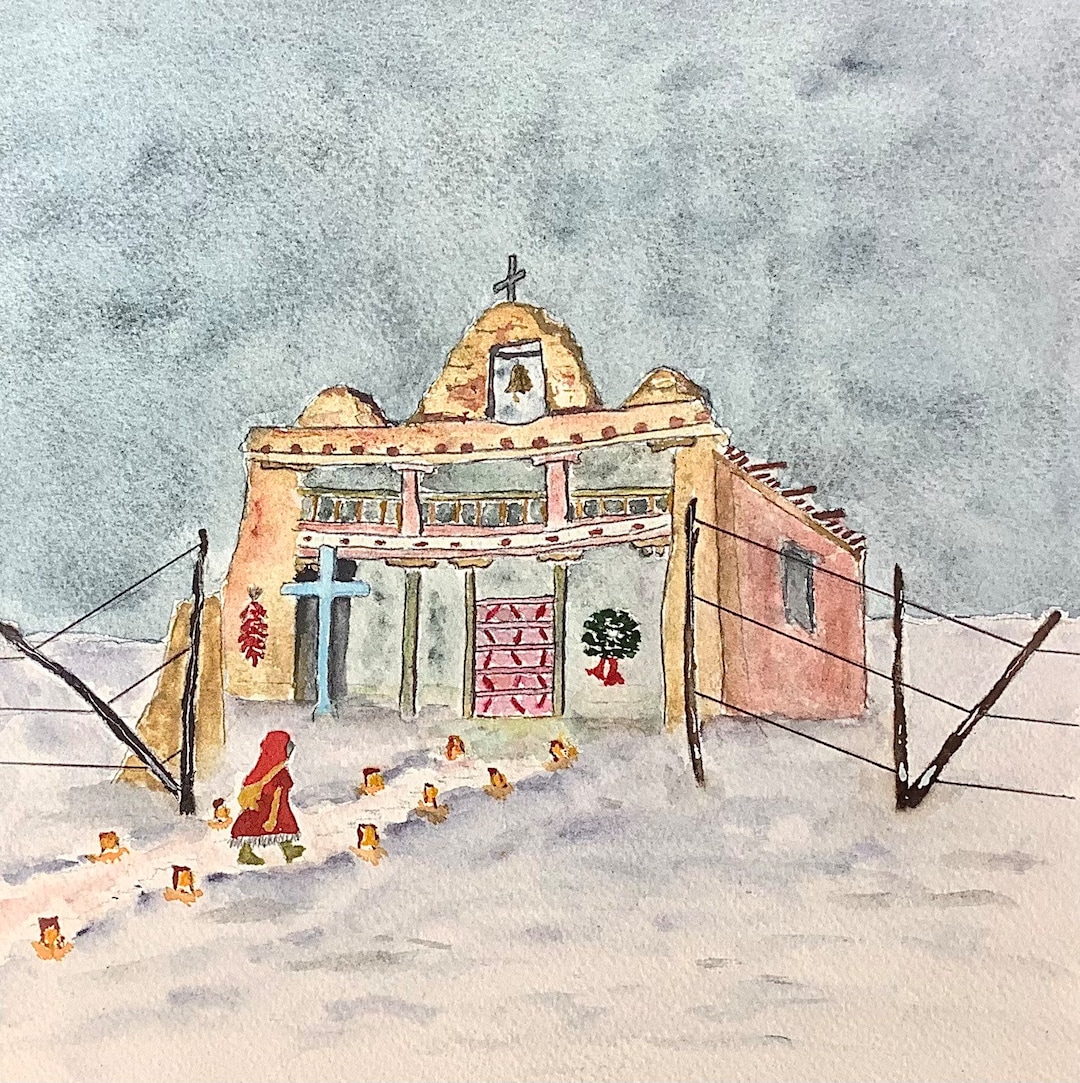 New Mexico Christmas Card - Etsy