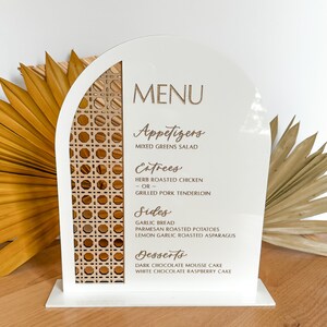 Modern Boho Wedding Sign, Bar Menu Sign, Boho Wedding Decor, Modern ...