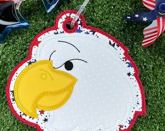 Eagle Luggage Tag - Etsy