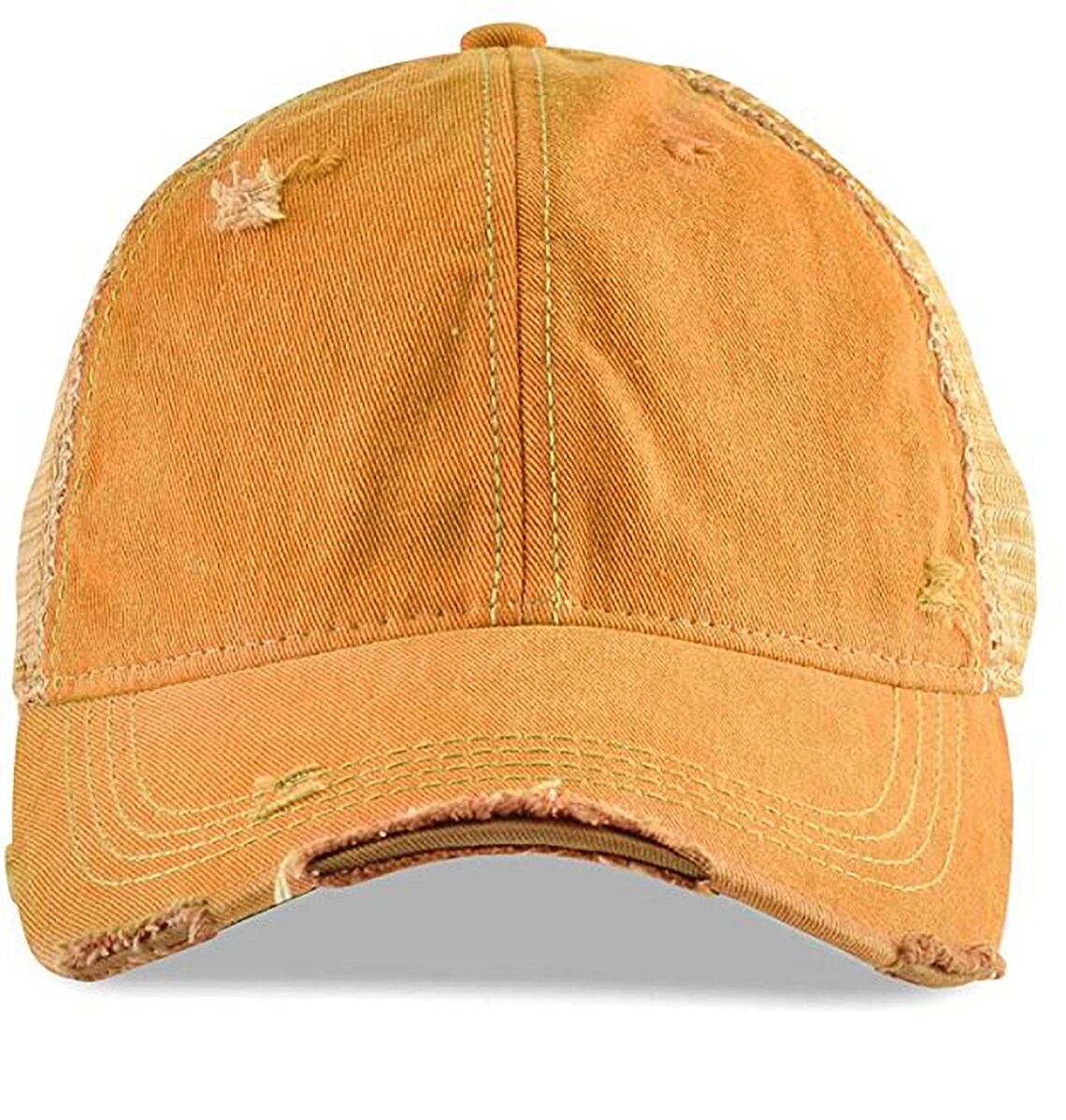 Custom Logo Patch Hat, Distressed Trucker Cap, Headmost Brand - Etsy
