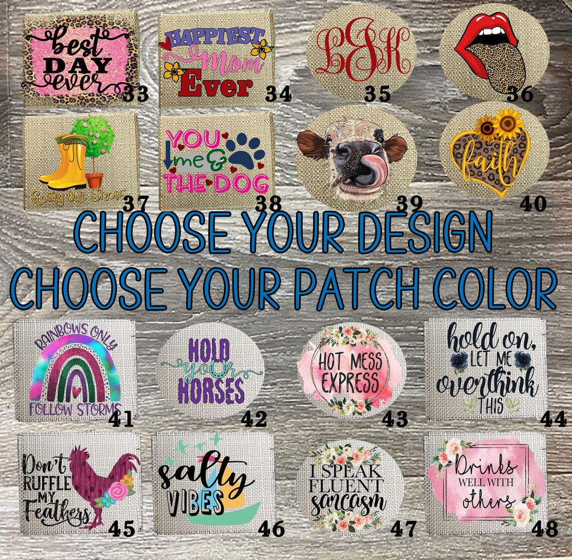 Hat Patch 4x3 Hat Patches Raggedy Patches Raggedy Edge | Etsy