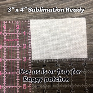 Hat Patch 4x3 Hat Patches Raggedy Patches Raggedy Edge | Etsy