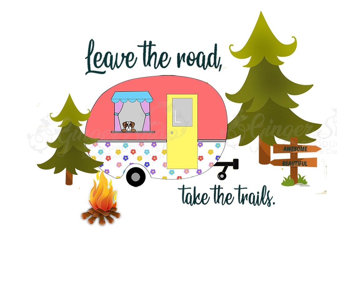 Camper Sublimation Design | Camping | Retro Camper| Sublimation PNG ...