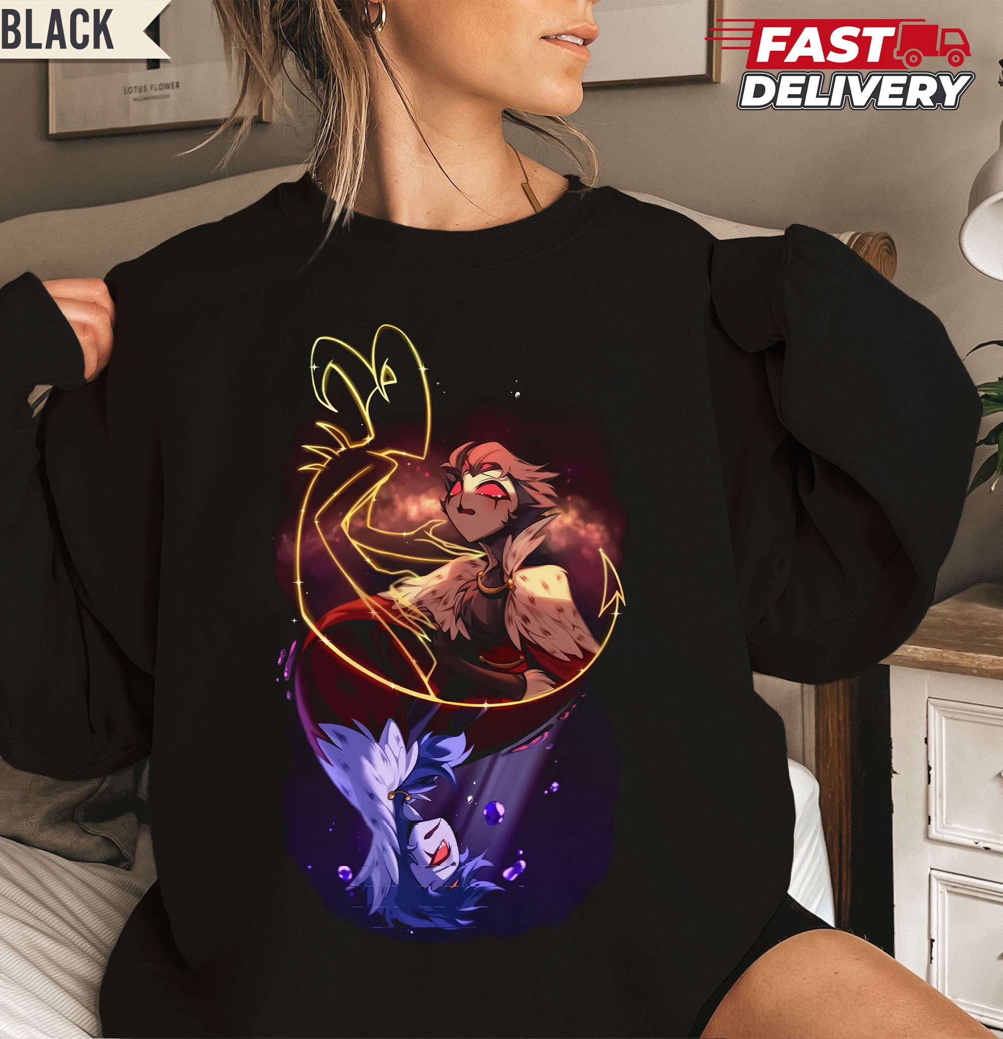 Blitzo X Stolas Shirt, Blitz Stolas Helluva Boss Shirt, Birthday Gift ...