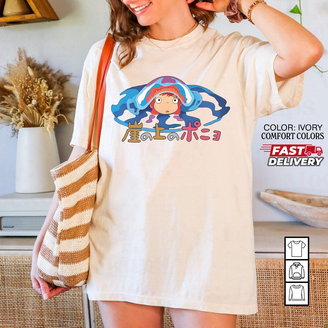 Buy Ponyo Shirt, Goldfish Ponyo, Studio Ghibli Shirt, Hayao Miyazaki ...