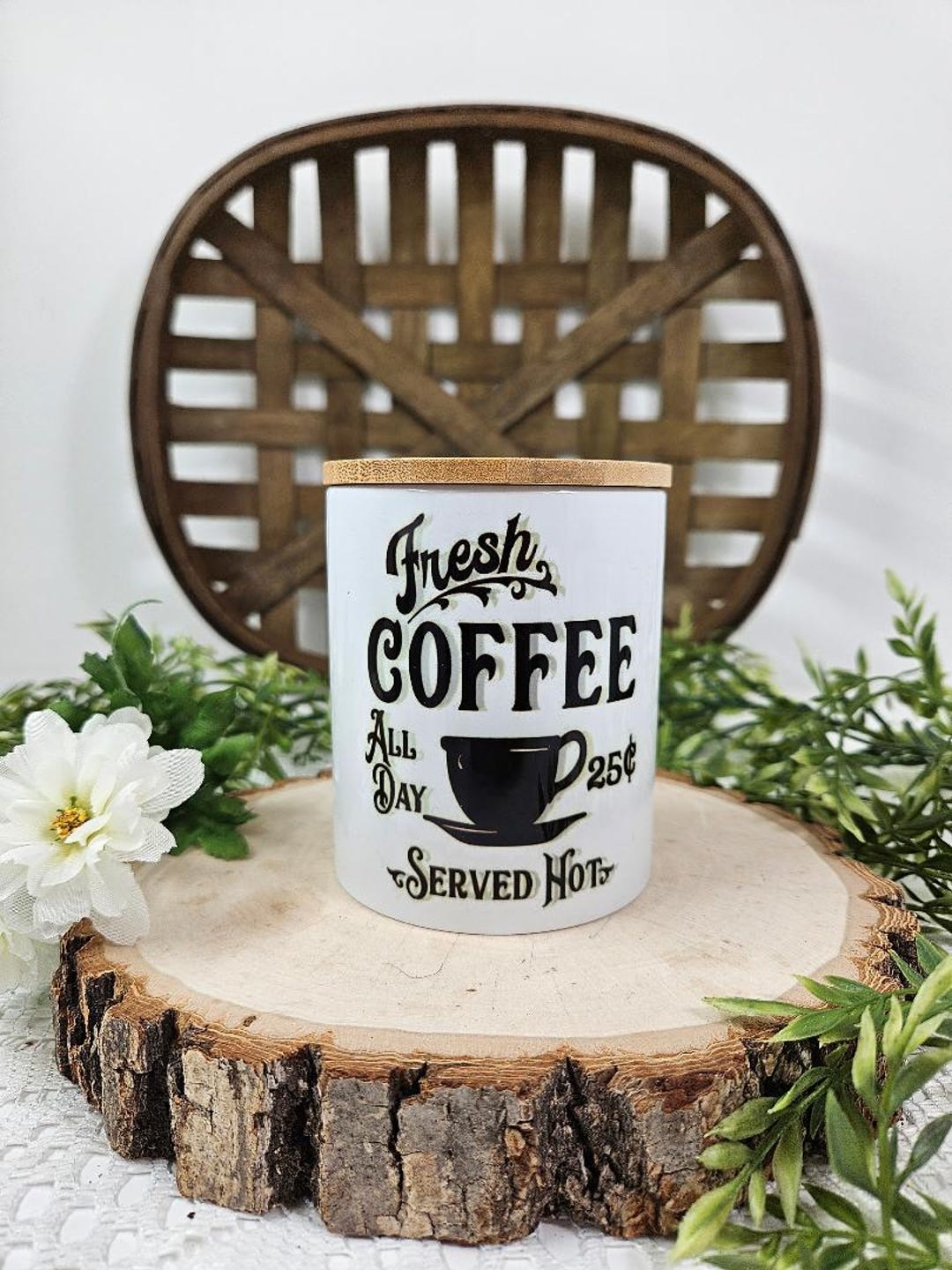 Coffee Bar | Coffee Bar Candle | Sublimated Candle | Fresh Coffee ...
