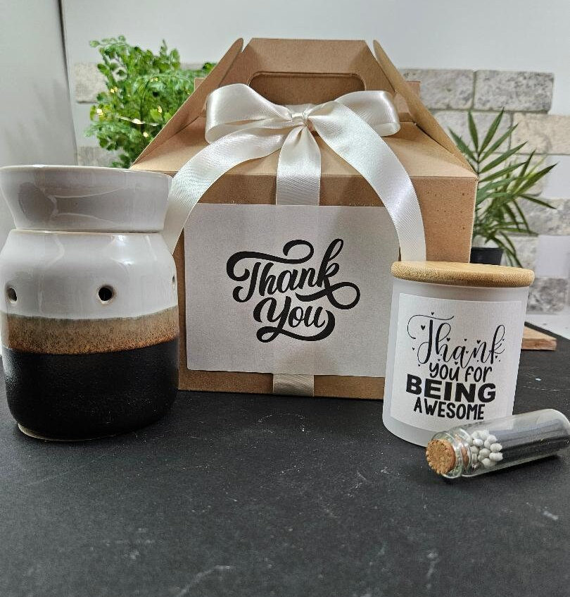 Thank You Gift Box Appreciation Gift Candle Gift Set Personalized Gift ...