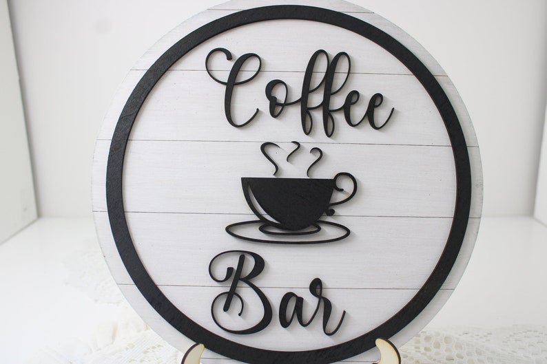 Coffee Bar Sign Home Decor Kitchen Sign Coffee Bar Coffee Signs - Etsy