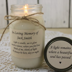 Sympathy Candle Gift Set Sympathy Gift Memorial Candle Condolence Gift ...