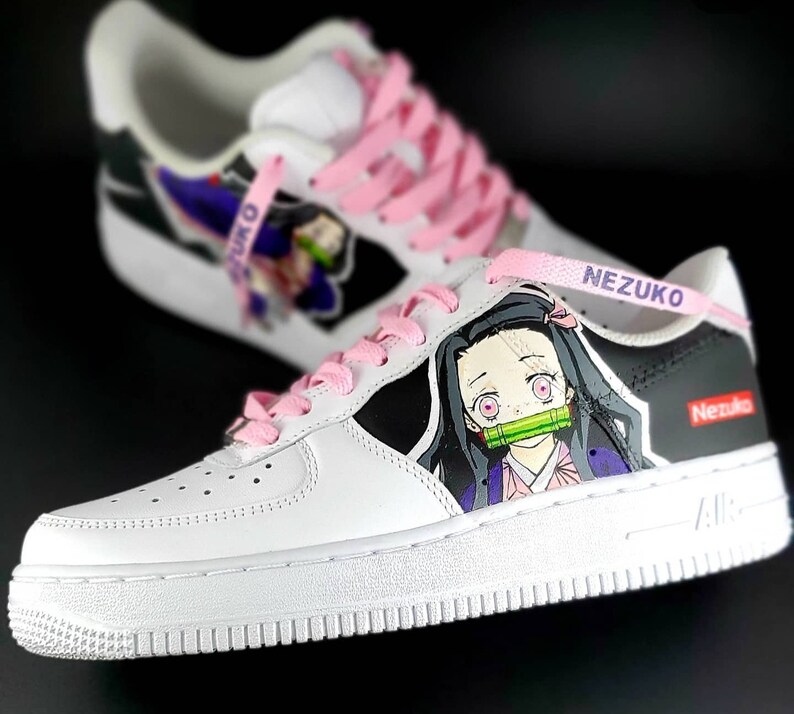 Custom Hand Painted Anime Nike Air Force 1 - Etsy