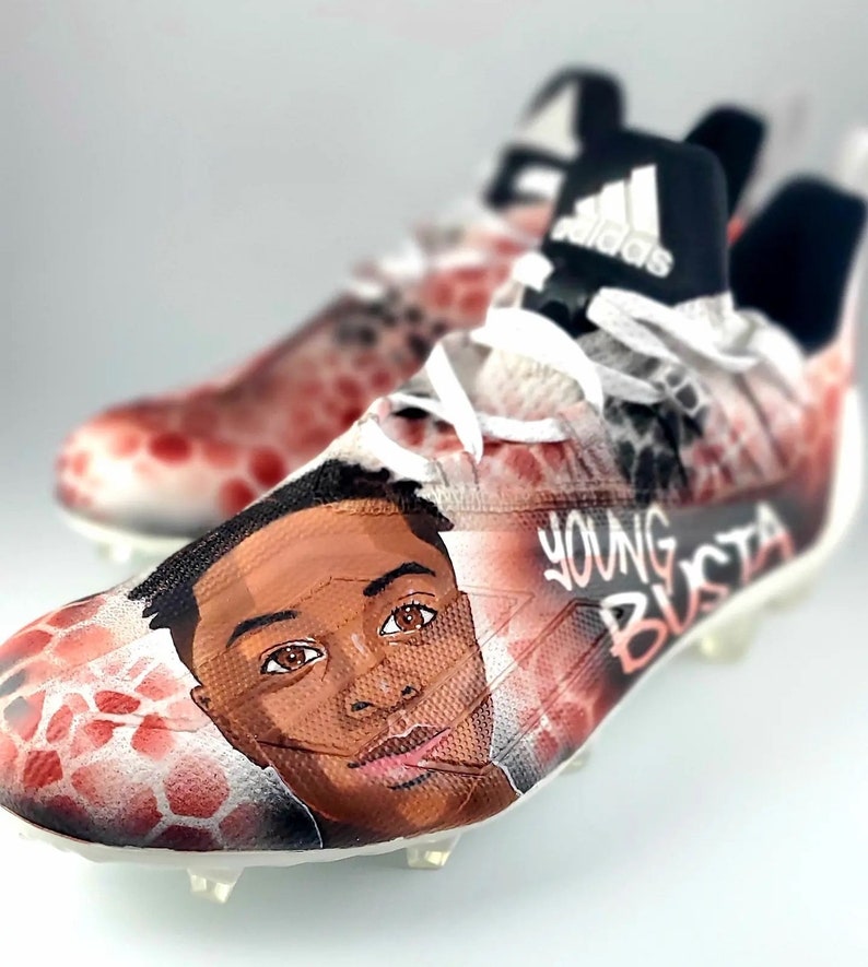 Custom Hand Painted Cleats - Etsy