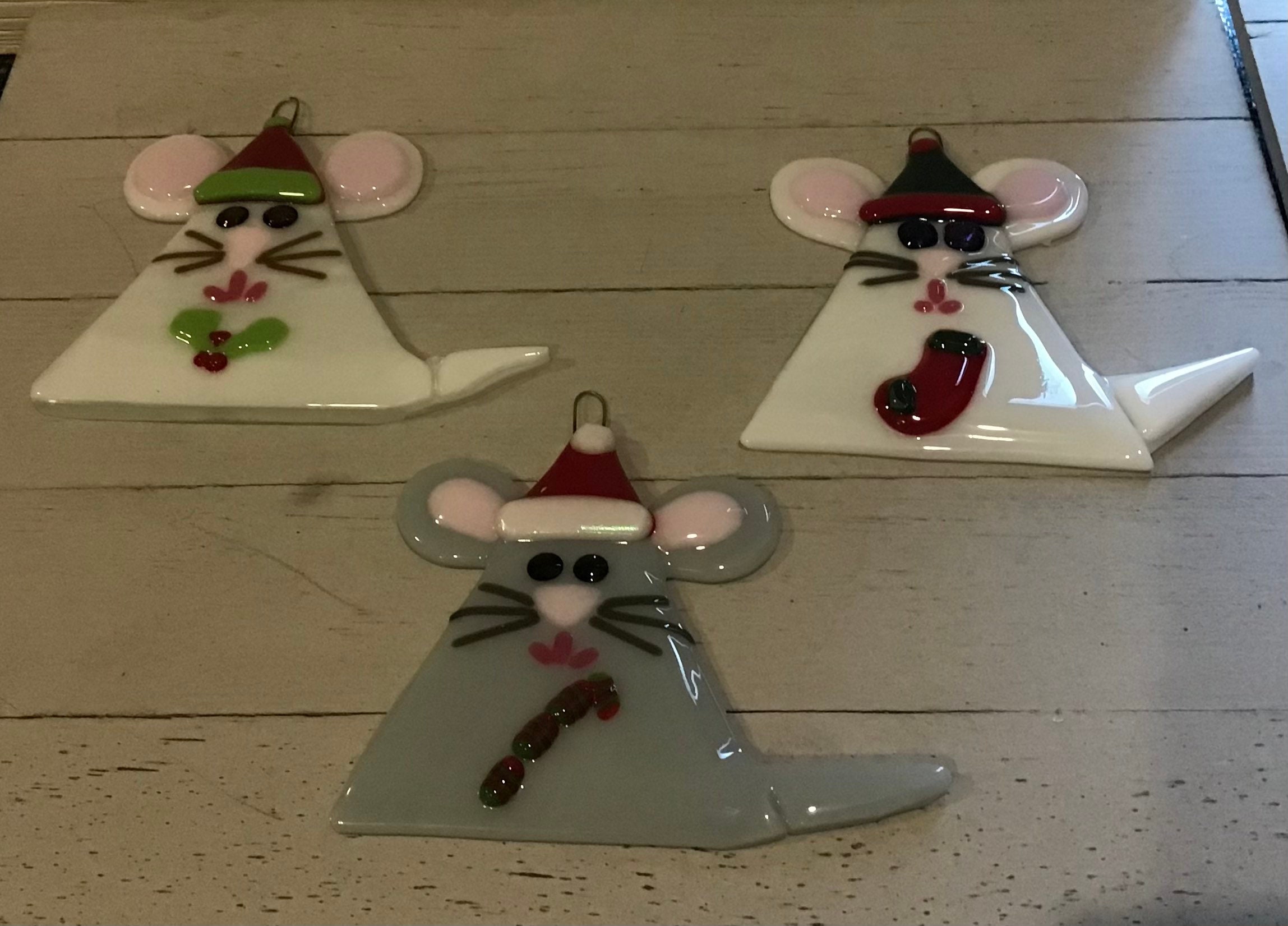 Christmas Ornament Mouse Night Before Christmas Fused - Etsy