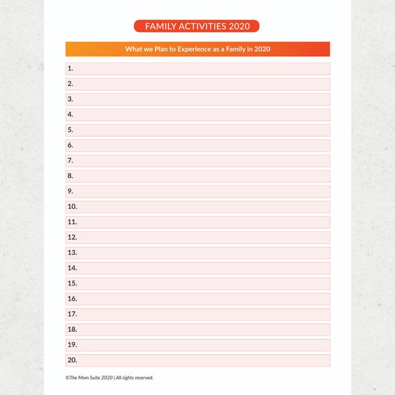 Family Planning Worksheets A Great Goal Setting Worksheet To Set You