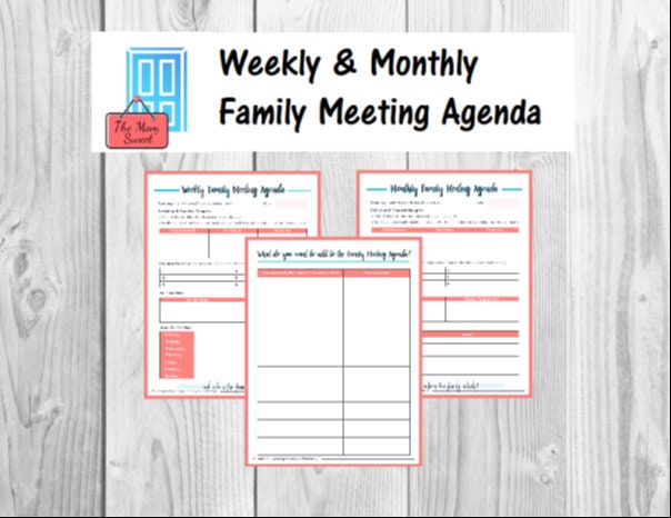 Family Goals 2020, Family Goal Template, Family Goal Setting Worksheet ...