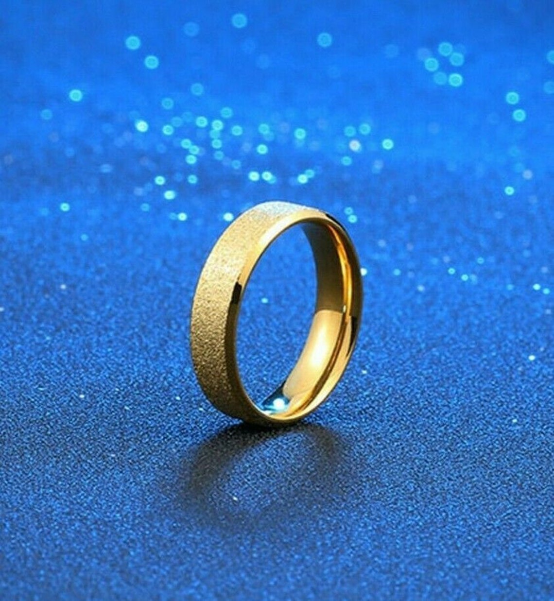 Anello acciaio inox colorato nero oro fantasy uomo donna | Etsy