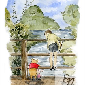 Winnie the Pooh Set of 4 Prints - Etsy