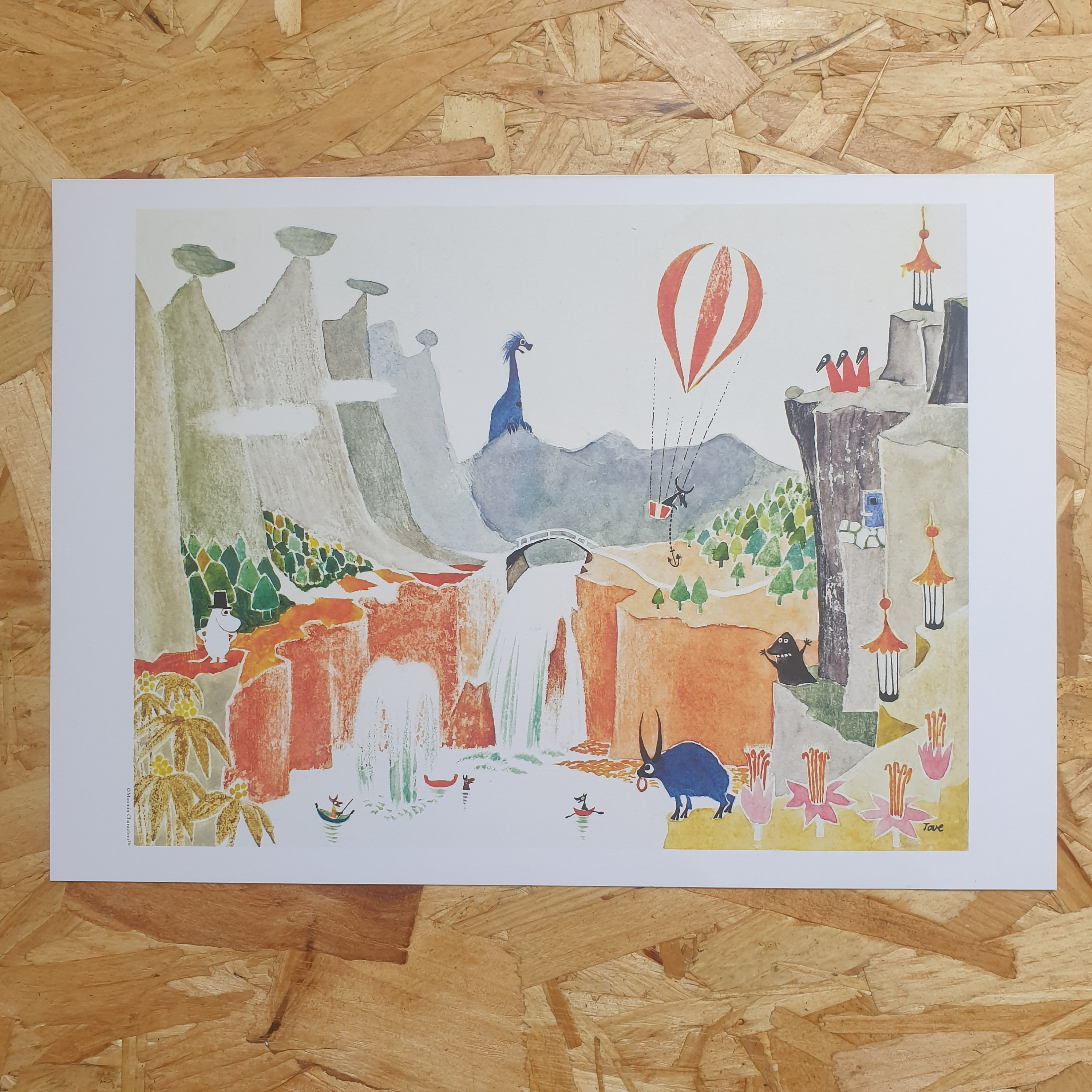 Tove Jansson Vintage Moomin Prints - Official Illustrations A4 Ready to ...