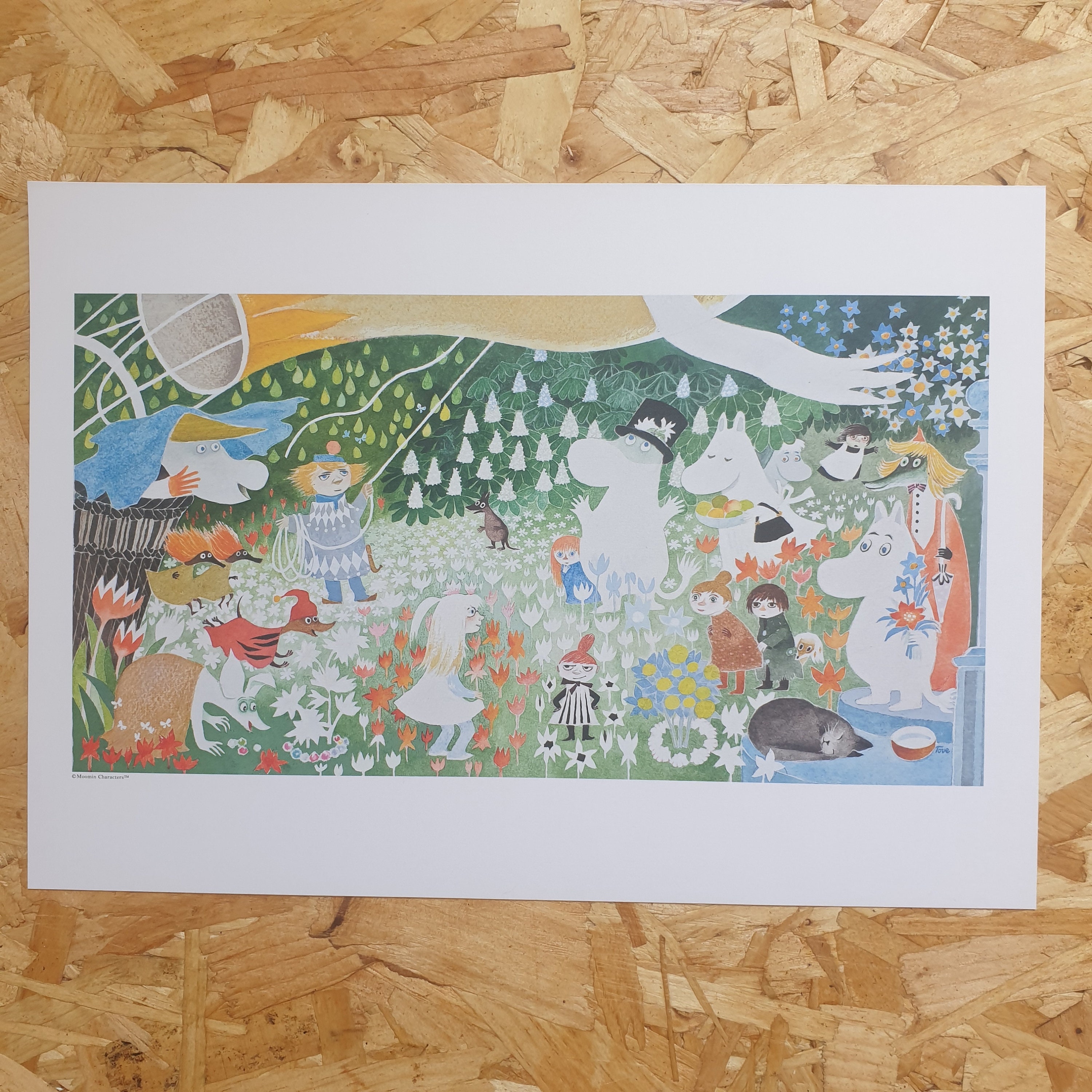Tove Jansson Vintage Moomin Prints - Official Illustrations A4 Ready to ...