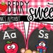 Berry Sweet Strawberry Classroom Decor Set ONE With EDITABLE Elements ...