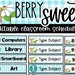 Editable Classroom Schedule Cards Berry Sweet Theme - Etsy