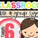 Cute Classroom Table and Group Signs for Classroom Management Polka Dot ...