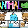 Animal Alphabet Posters - Etsy