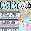 Monster Cuties Classroom Helpers/job Chart With EDITABLE Name Cards ...