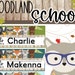 Woodland School Name Labels/ Desk Plates EDITABLE - Etsy