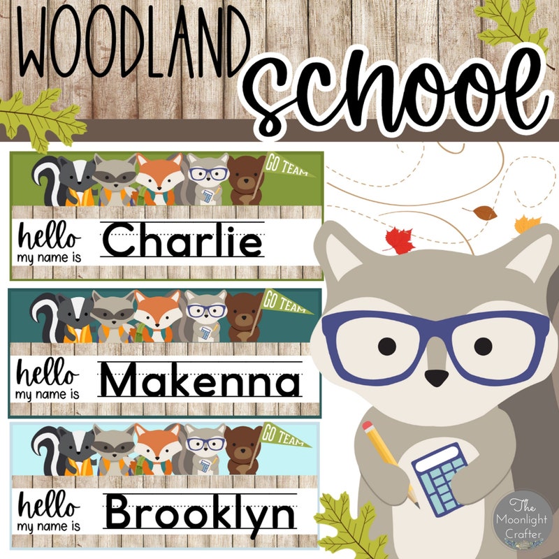 Woodland Classroom Theme - Etsy