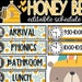 Boho Honey Bees EDITABLE Picture Schedule With Time Cards - Etsy