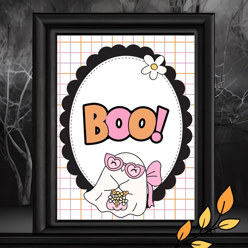 Cute Halloween Posters EDITABLE in CANVA | Cute October Bulletin Board ...