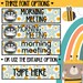 Boho Honey Bees EDITABLE Picture Schedule With Time Cards - Etsy