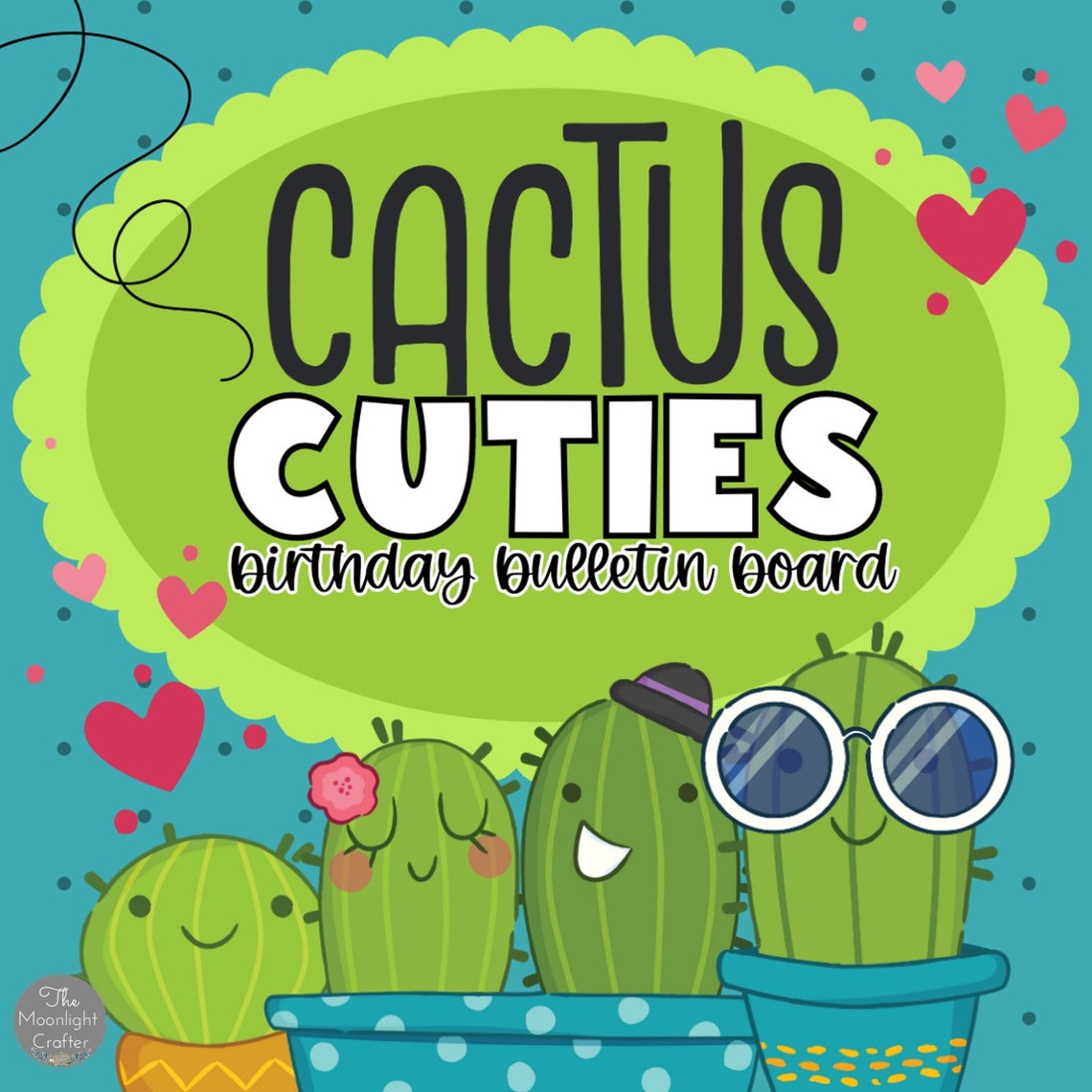 Cactus Birthday Bulletin Board Set - Etsy