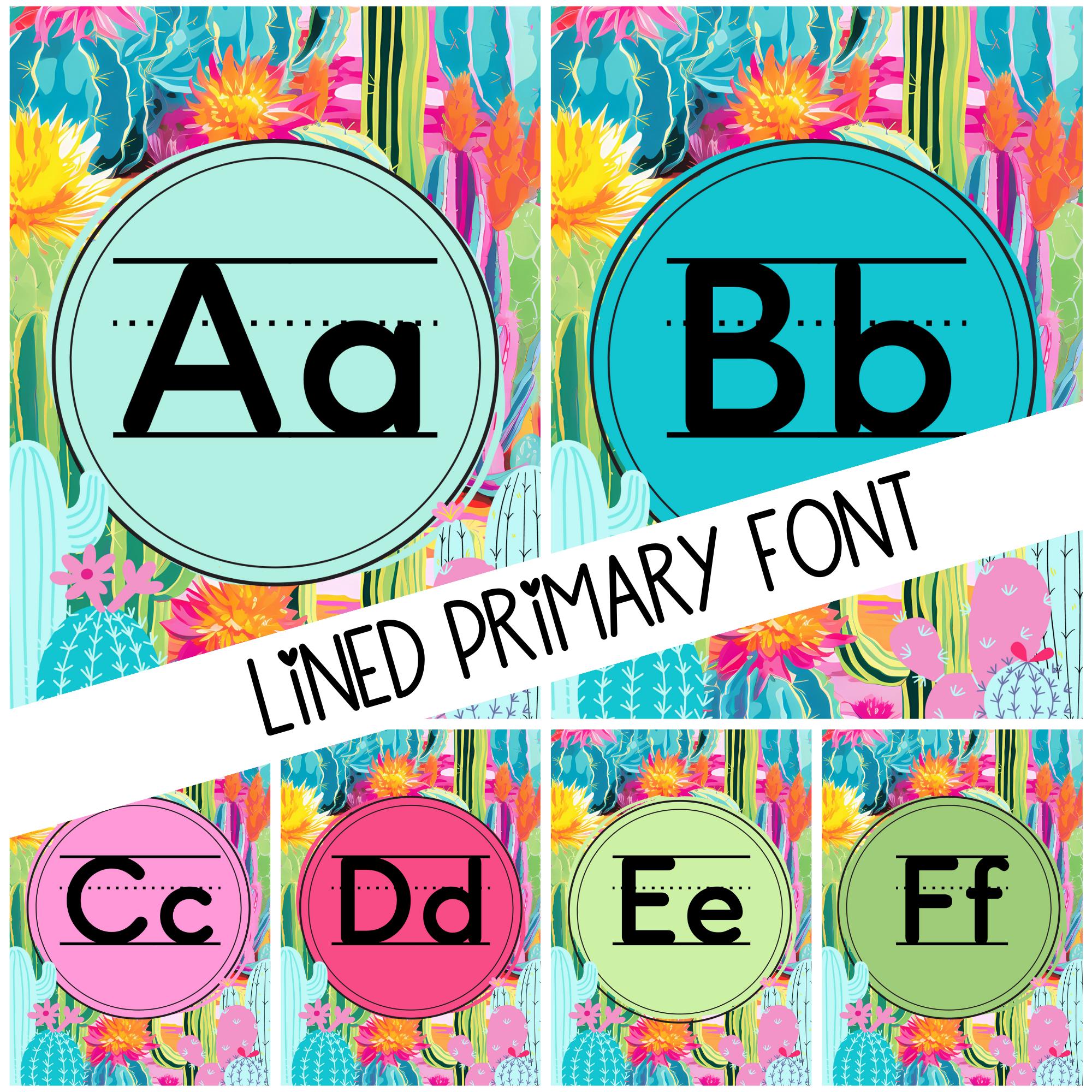 Cute Cactus Classroom Decor BUNDLE | Calm Classroom | Class Theme Easy ...
