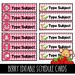 Editable Classroom Schedule Cards Berry Sweet Theme - Etsy
