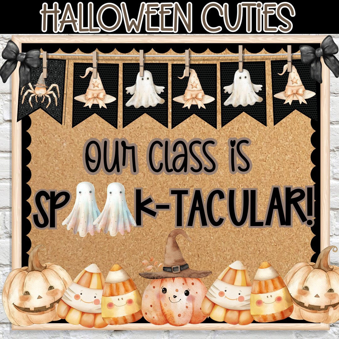 Halloween Bulletin Board Kit | Trendy Halloween Bulletin Board for ...